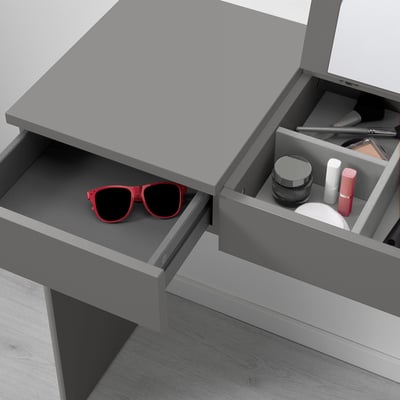 BRIMNES dressing table, gray, 271/2x161/2" - IKEA