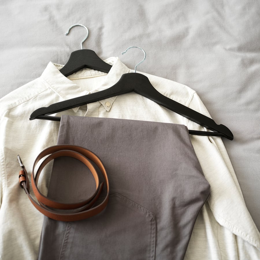BUMERANG hanger, black - IKEA
