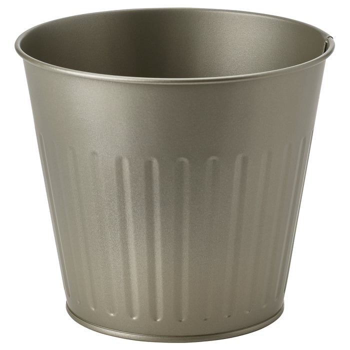 CITRONMELISS plant pot, indoor/outdoor/gray, 6" - IKEA