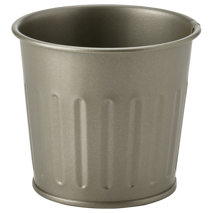 CITRONMELISS plant pot, indoor/outdoor/gray, 3 ½" - IKEA