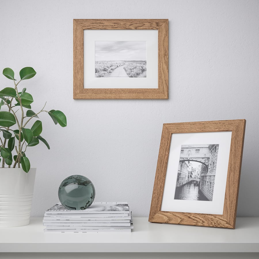 DALSKÄRR frame, wood effect/light brown, 8x10" - IKEA