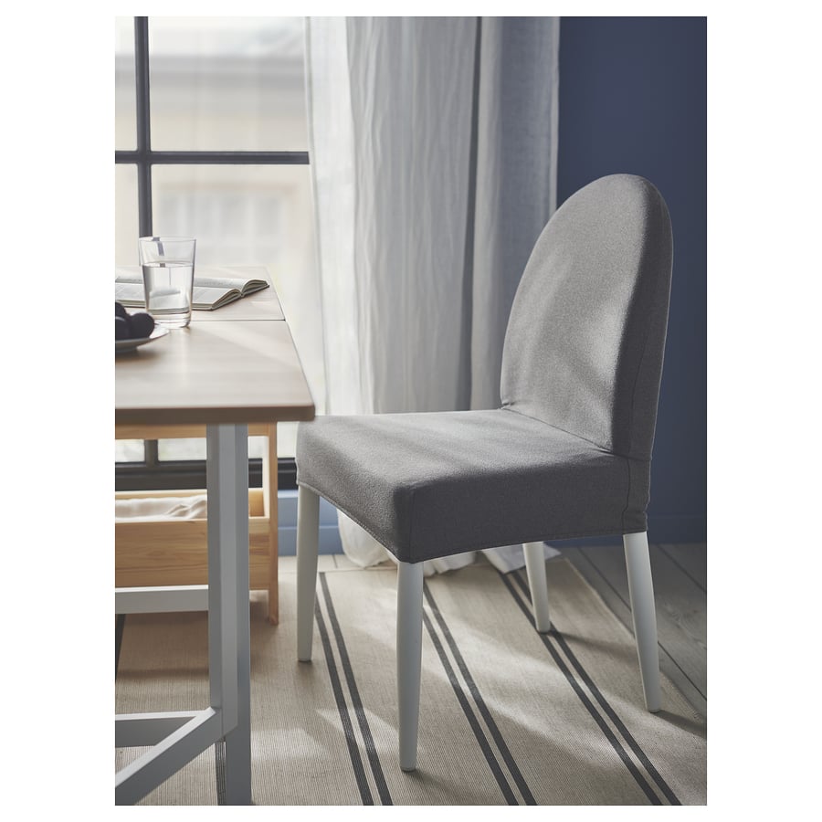 DANDERYD chair, white/Vissle gray - IKEA