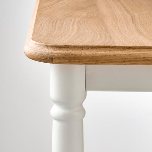 DANDERYD / DANDERYD table and 6 chairs, oak veneer white/Vissle gray ...