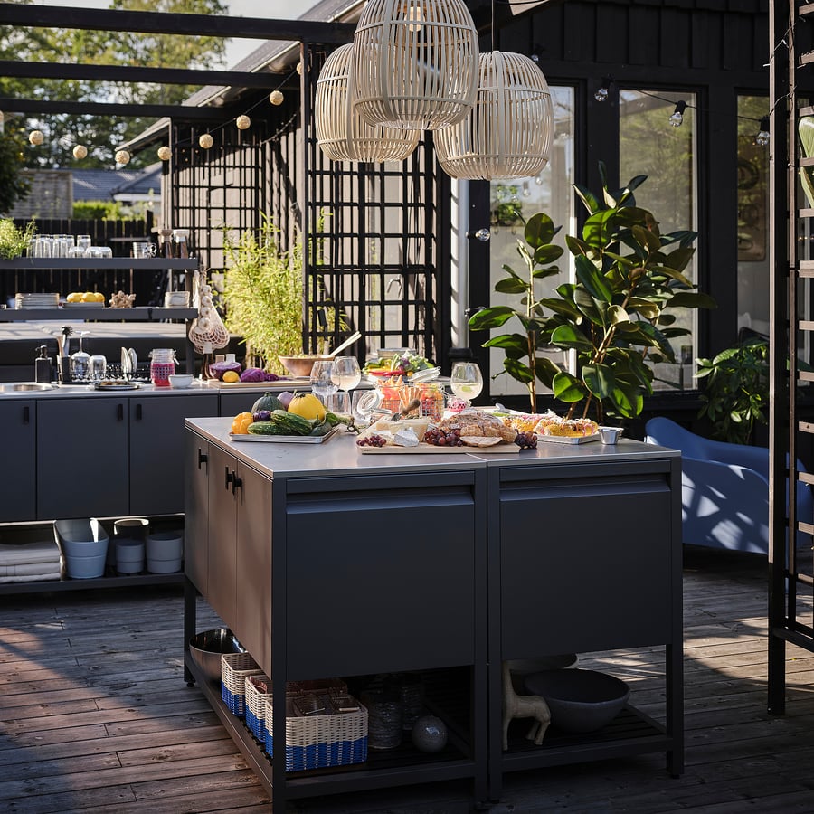 DJURTRÄNARE basket, white/blue, 7x9 ¾x5 ½" - IKEA