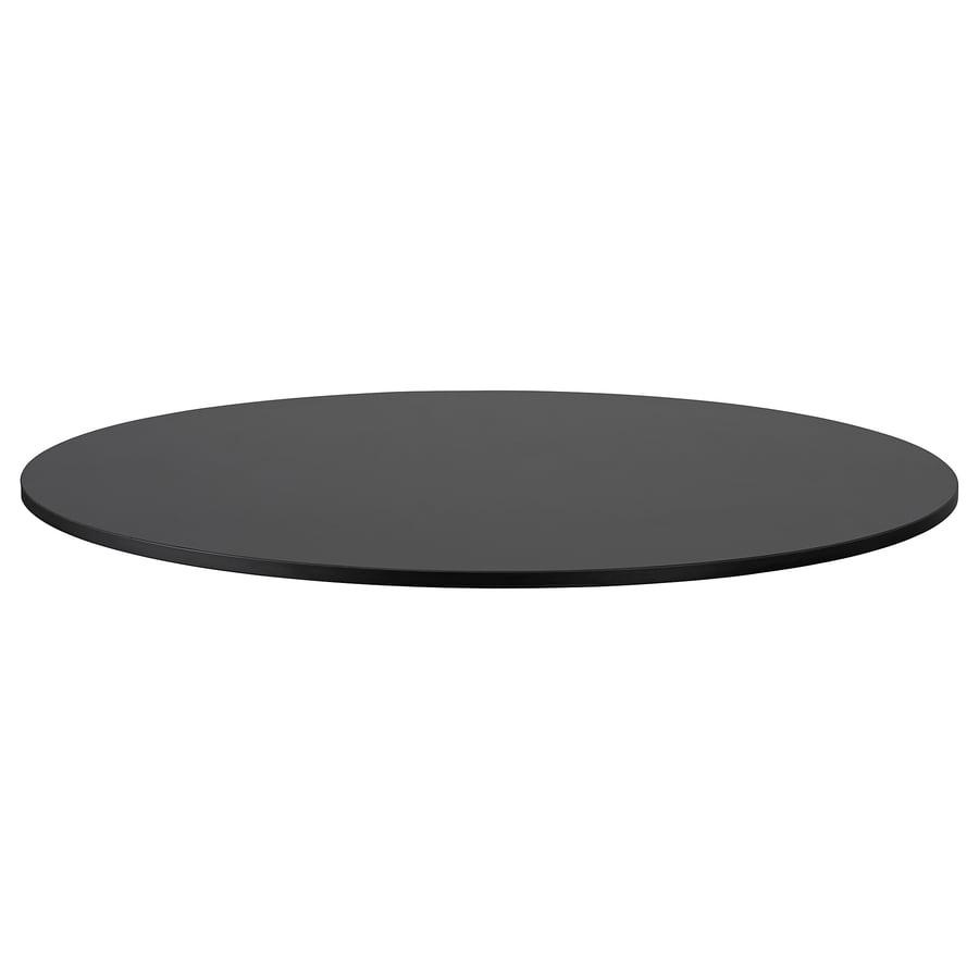 DOCKSTA tabletop, black, 41" - IKEA