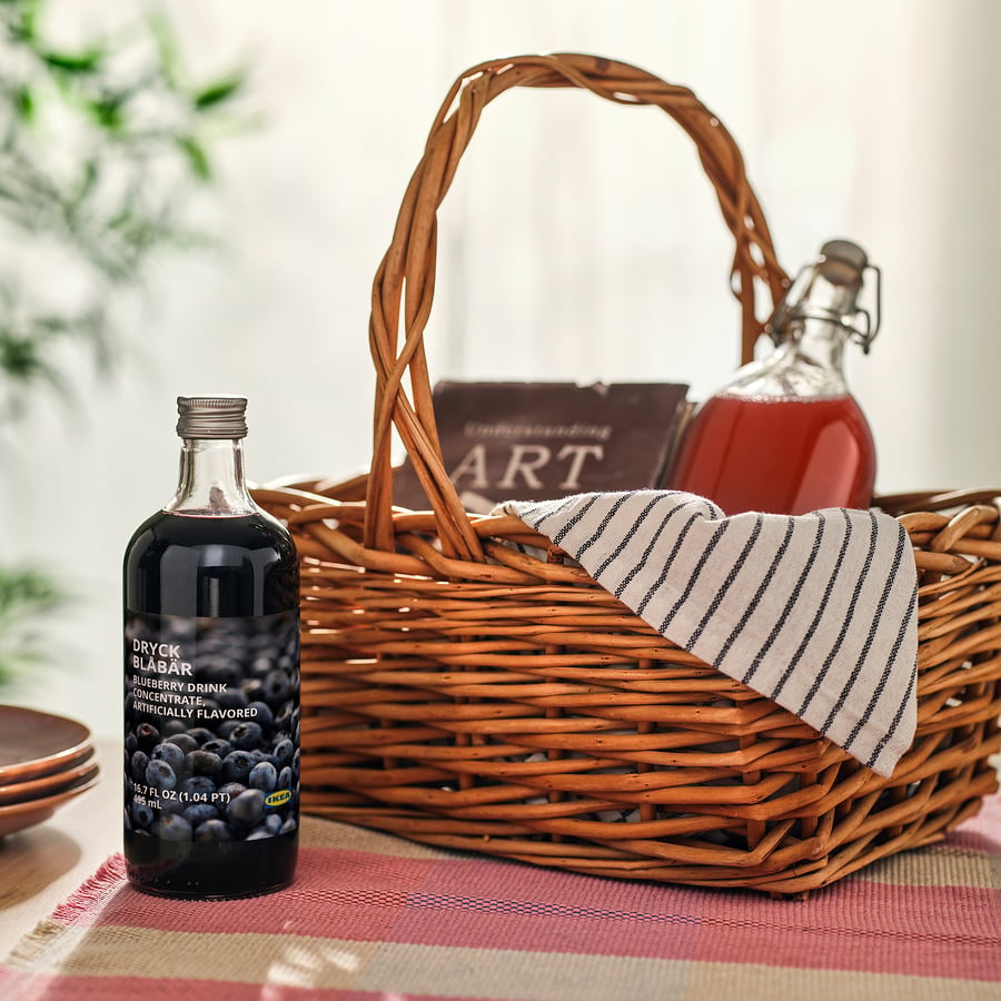 DRYCK BLÅBÄR blueberry syrup, 17 oz - IKEA