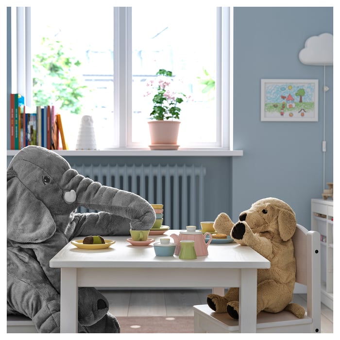 DUKTIG 3-piece tea playset, mixed colors - IKEA