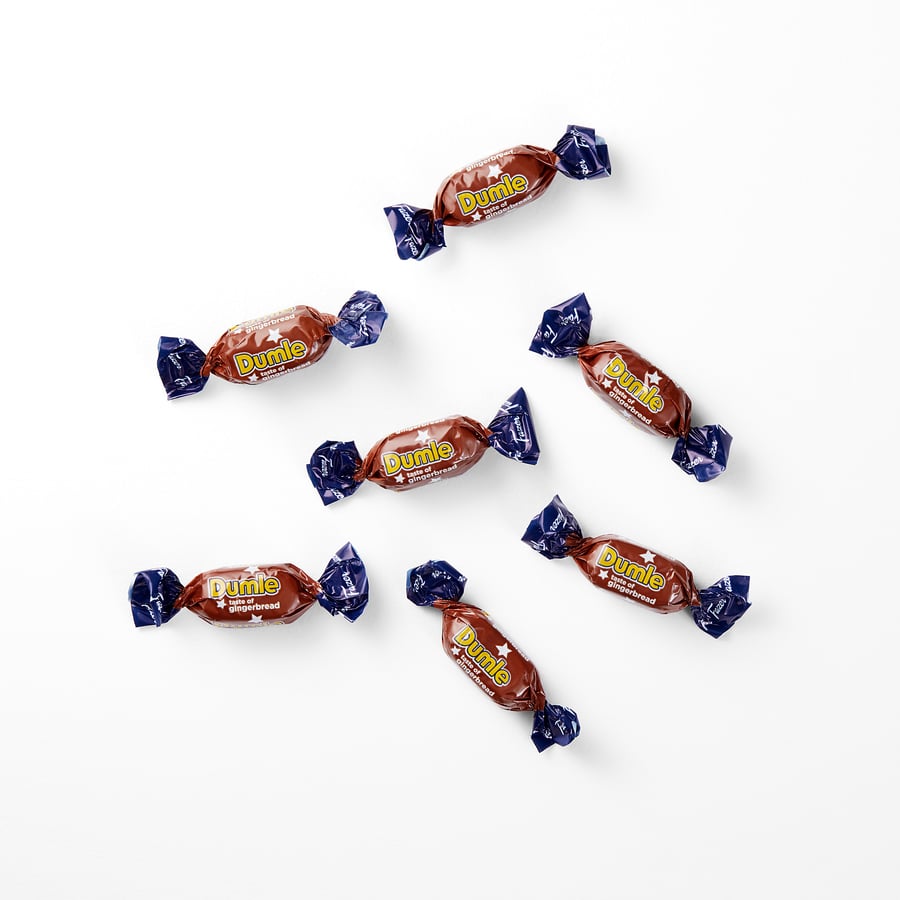 DUMLE chocolate covered toffee, gingerbread-flavor, 11 oz - IKEA