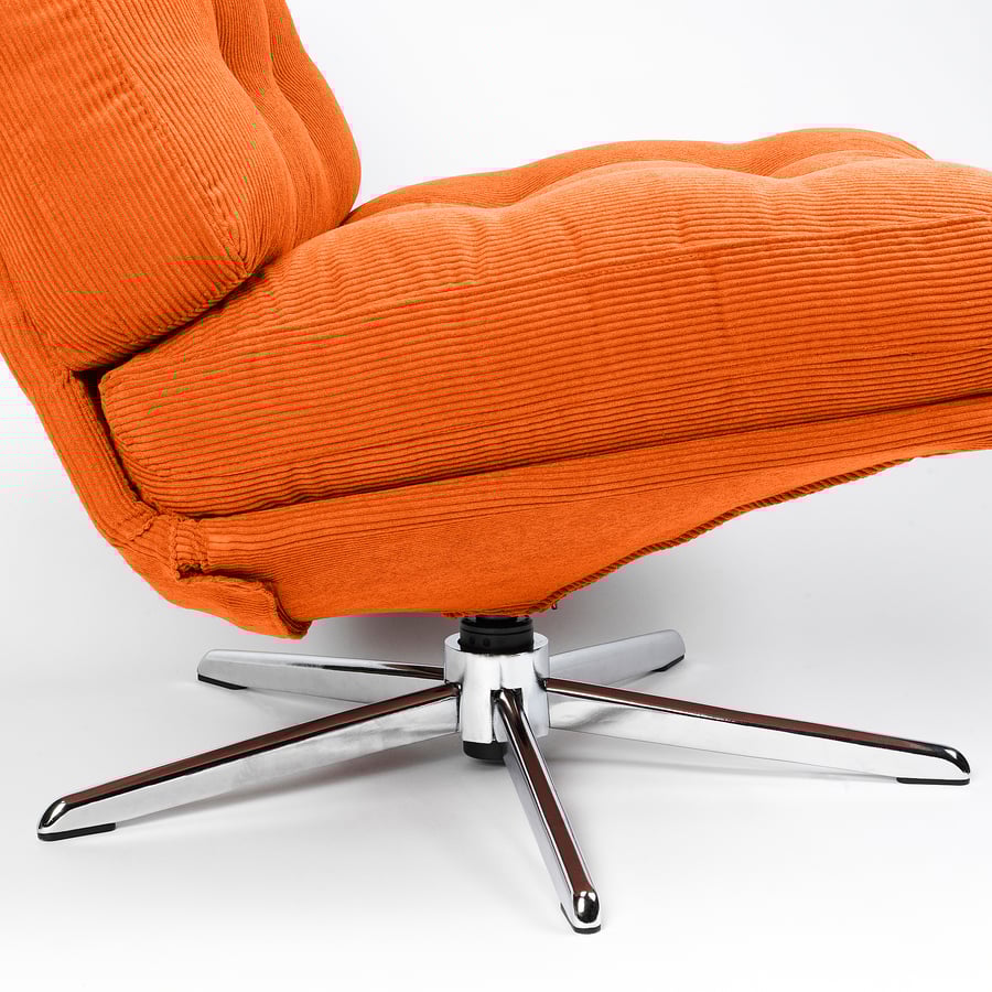 DYVLINGE swivel chair, Kelinge orange - IKEA