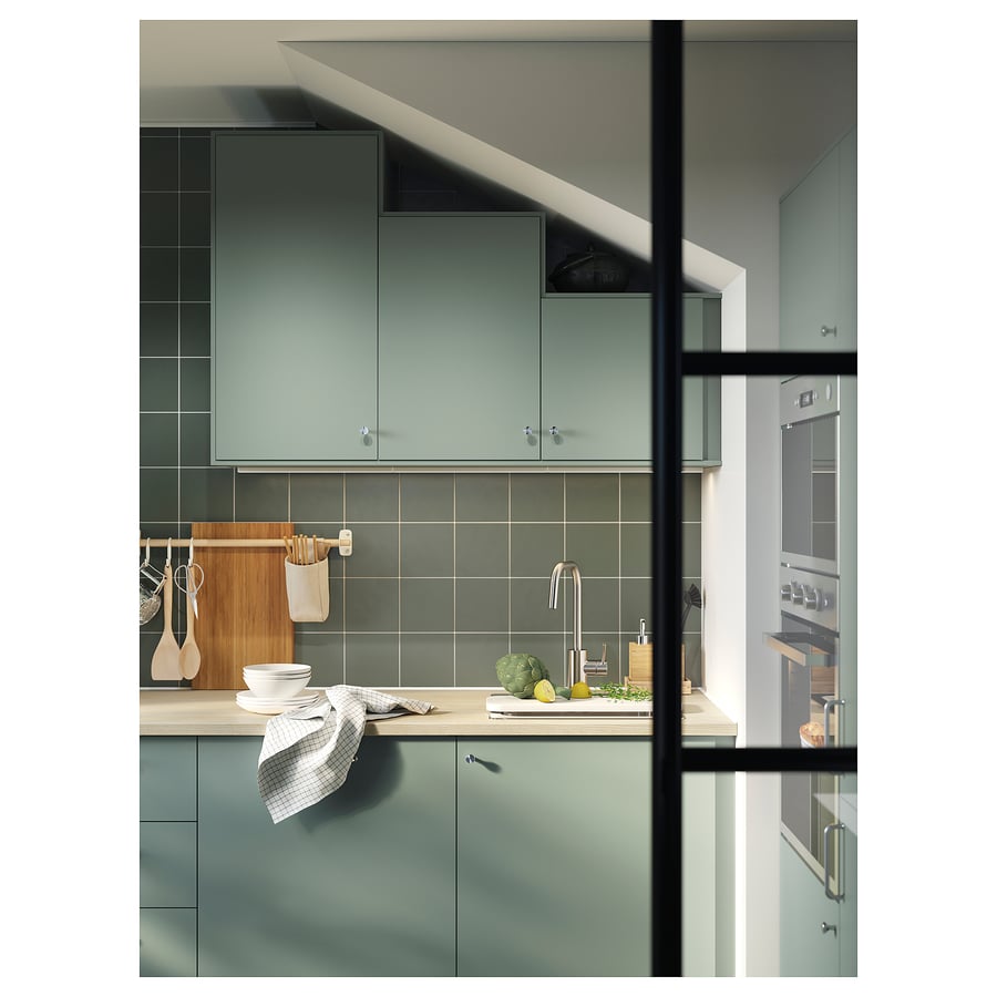EKBACKEN Countertop, ash effect, laminate, 98x1 1/8" - IKEA