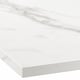 EKBACKEN countertop, white marble effect/laminate, 74x11/8" - IKEA