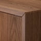 EKET cabinet with 2 doors and shelf, brown/walnut effect, 271/2x133 ...