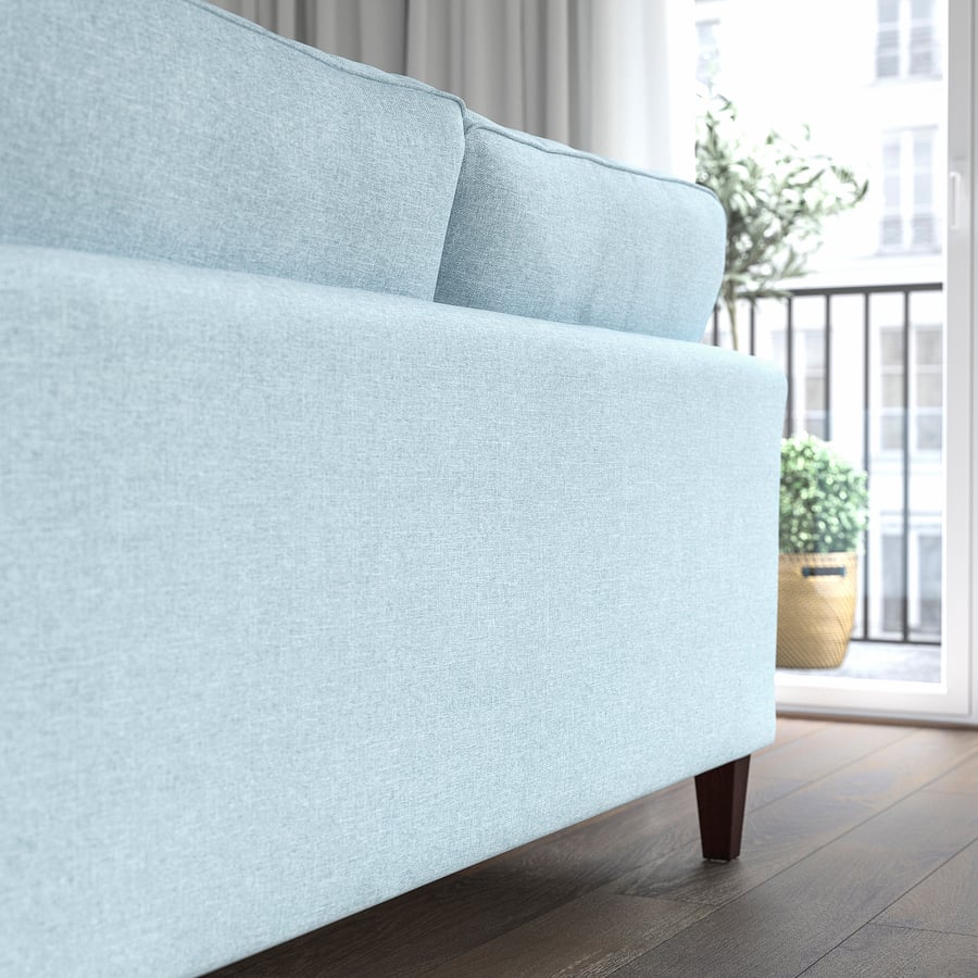 EKHOLMA sofa, Kilanda pale blue - IKEA