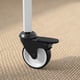 ELLOVEN whiteboard/noticeboard with casters, white, 271/2x707/8" - IKEA
