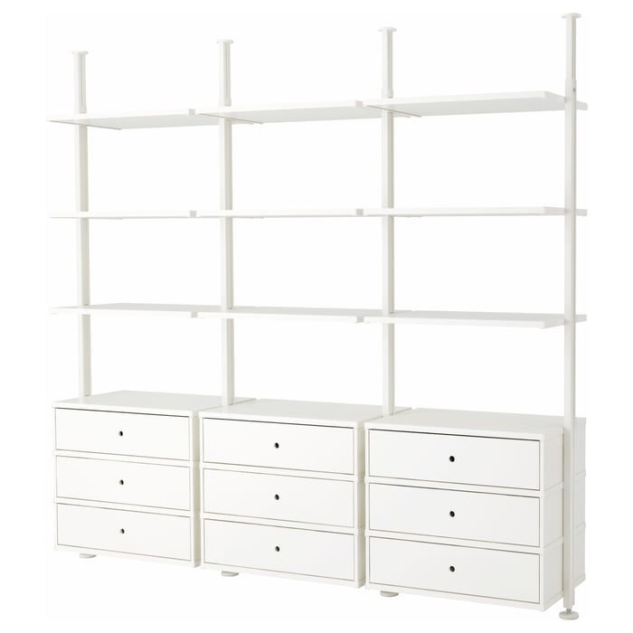 ELVARLI System Post Unit Combinations - IKEA
