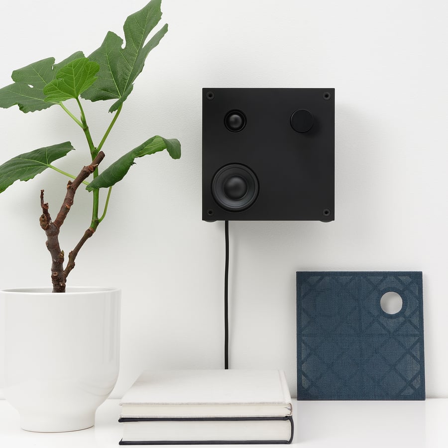 ENEBY Bluetooth speaker, black/gen 2, 8x8" - IKEA