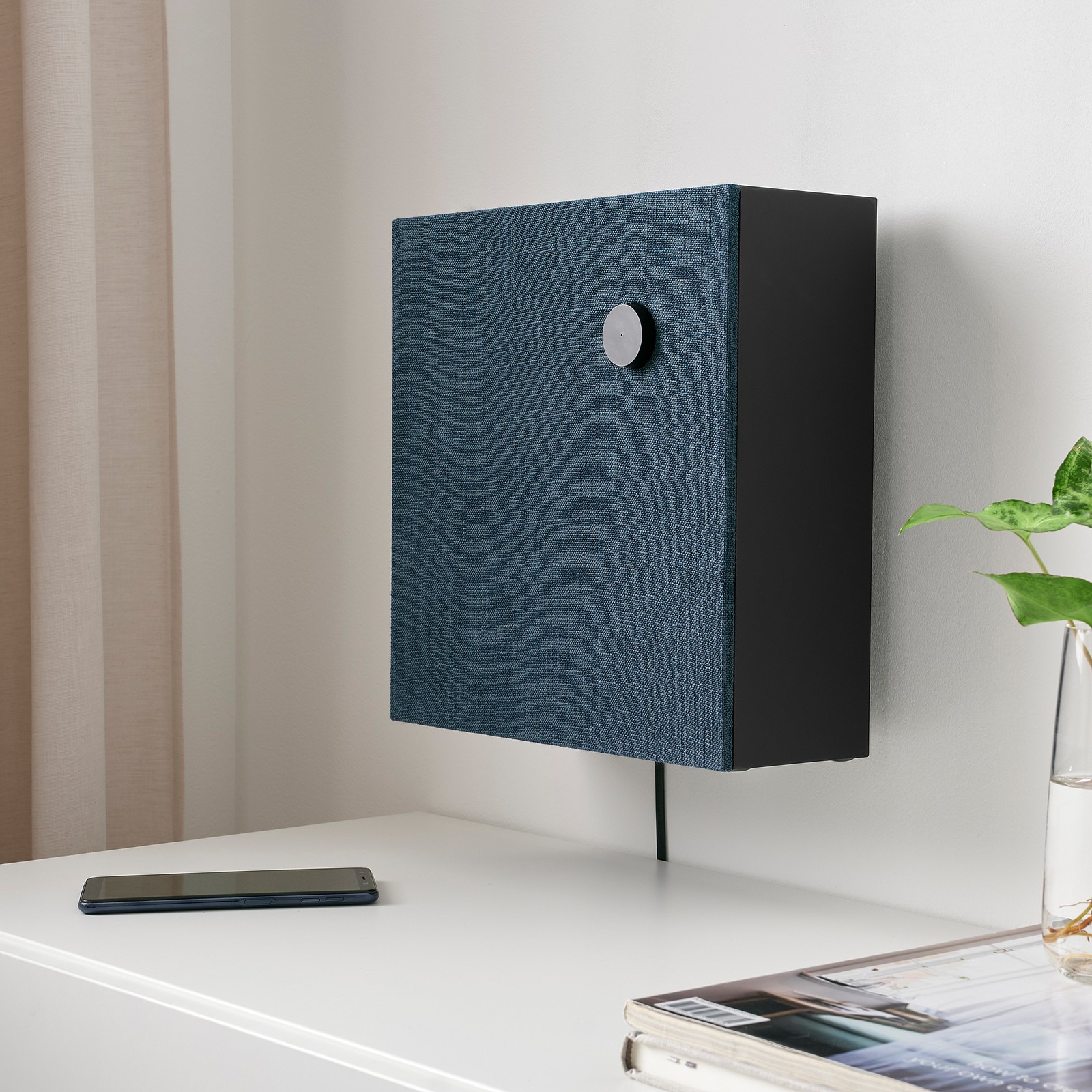 ENEBY Bluetooth speaker, black/gen 2, 12x12" - IKEA