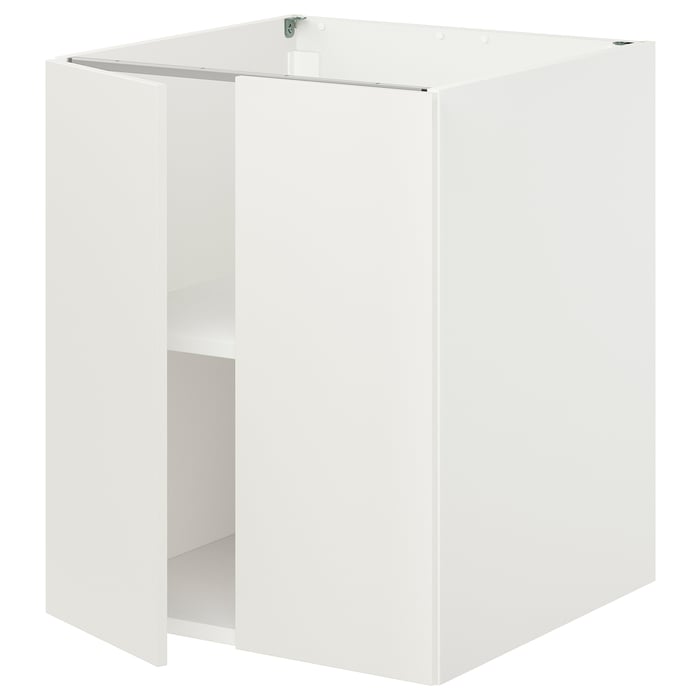 ENHET bc w shlf/doors, white, 24x243/4x30" - IKEA