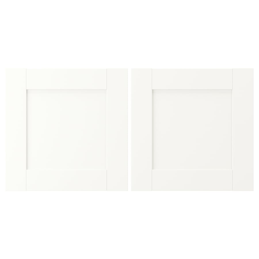 ENHET door, white frame, 15x15" - IKEA