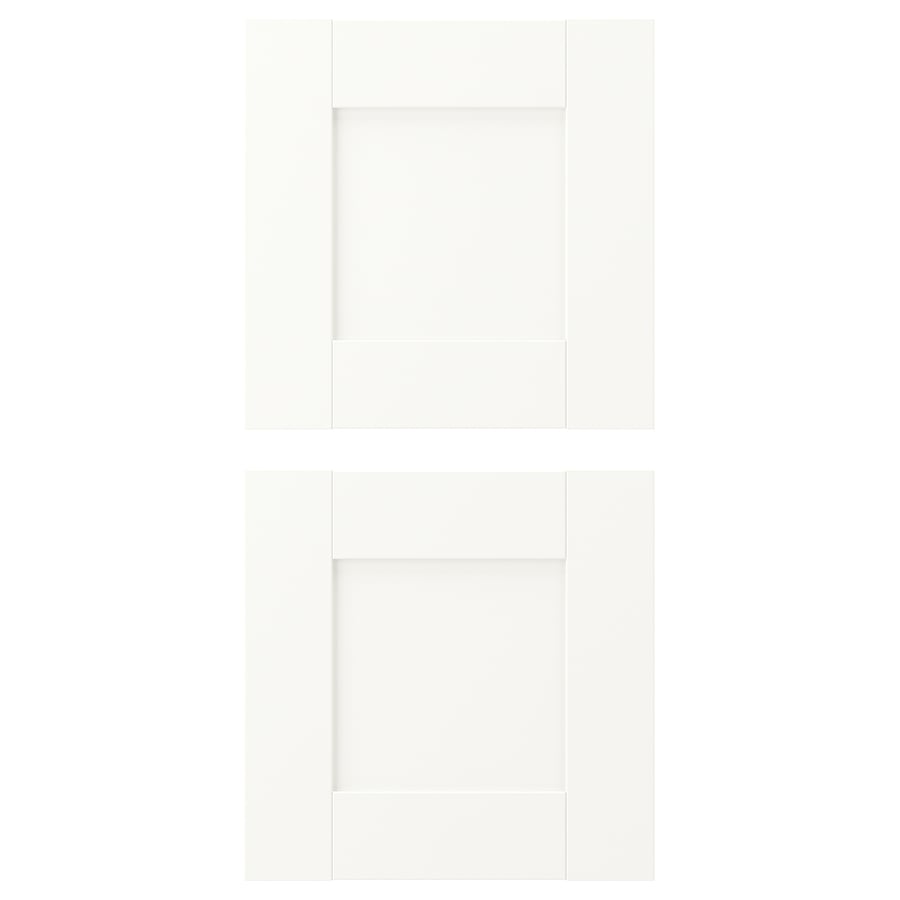 ENHET drawer front, white frame, 12x12" - IKEA
