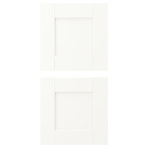 ENHET Drawer front, white frame, 12x12" - IKEA
