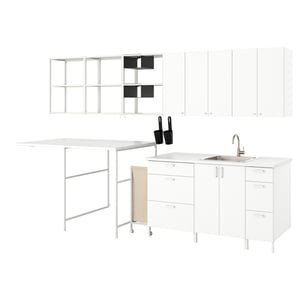 ENHET Laundry, white, 1321/2x34x841/2" - IKEA