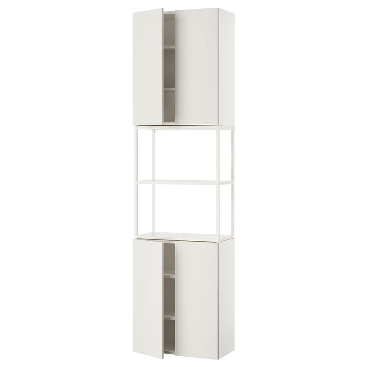 ENHET storage combination, white, 24x123/4x90" - IKEA