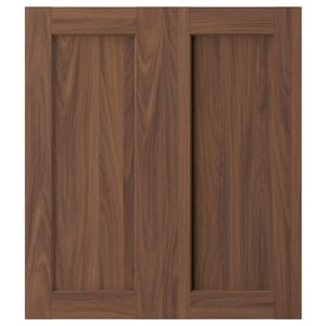 ENKÖPING brown walnut fronts - IKEA