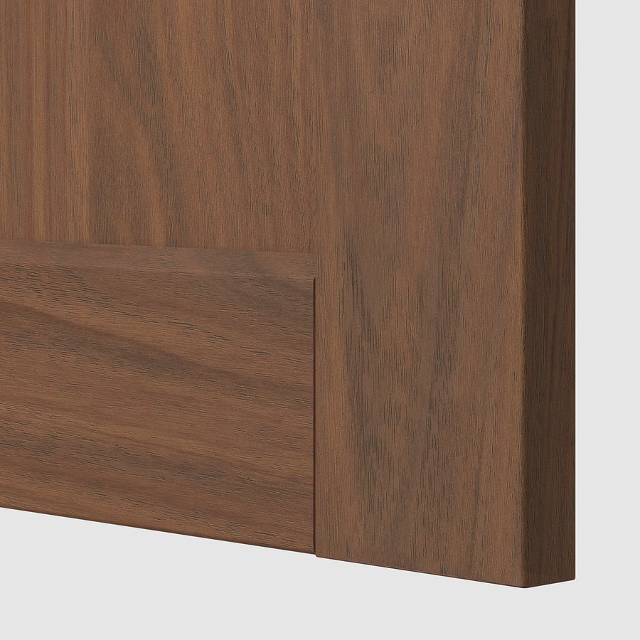 ENKÖPING door, brown walnut effect, 15x40" - IKEA