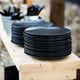 FÄRGKLAR 18-piece dinnerware set, matte dark gray - IKEA