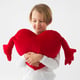 FAMNIG HJÄRTA cushion, red, 16x40" - IKEA