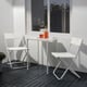 FEJAN table and 2 folding chairs, outdoor, white/white - IKEA