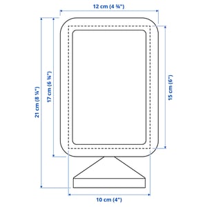 FIKONTRÄD Frame, white, 4x6" - IKEA