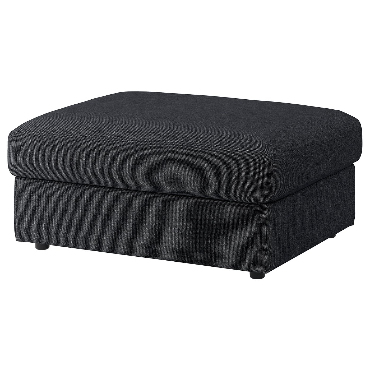 Grey and black ottoman store
