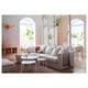 FINNALA sleeper sofa, with chaise/Gunnared beige - IKEA