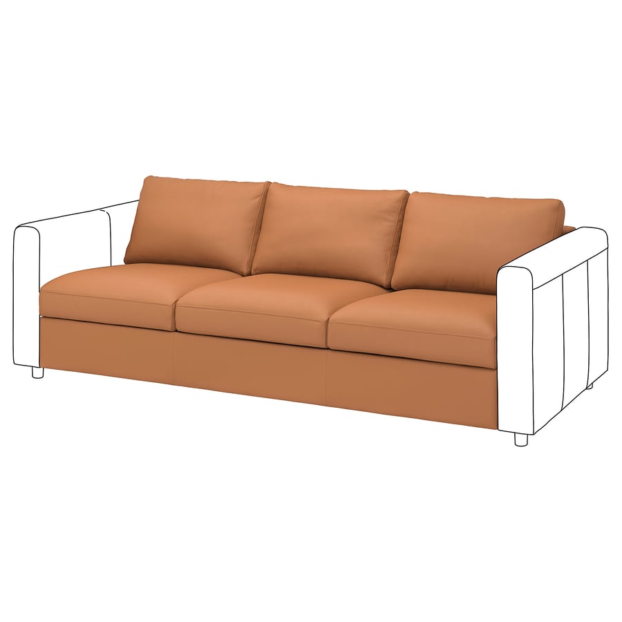 FINNALA sofa section, Grann/Bomstad golden brown - IKEA