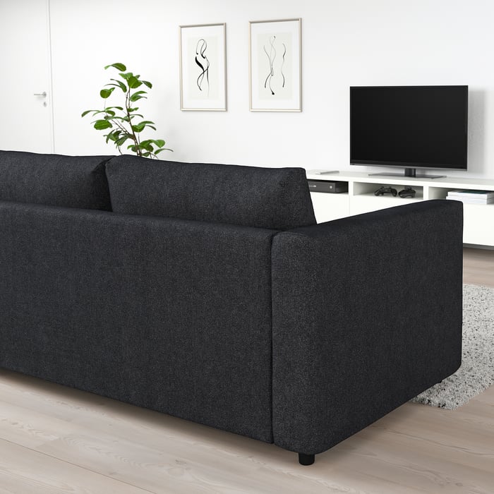 FINNALA sofa, Tallmyra black/gray - IKEA