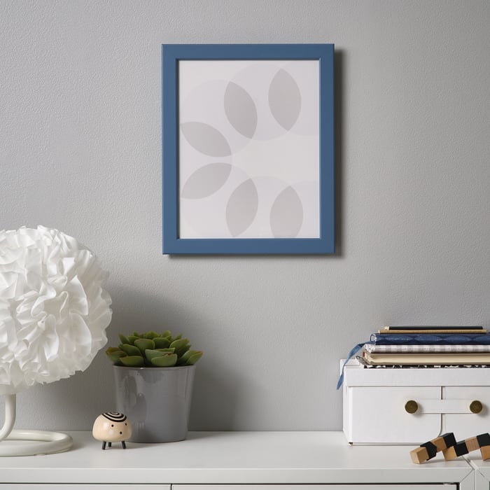 FISKBO frame, dark gray-blue, 8x10" - IKEA