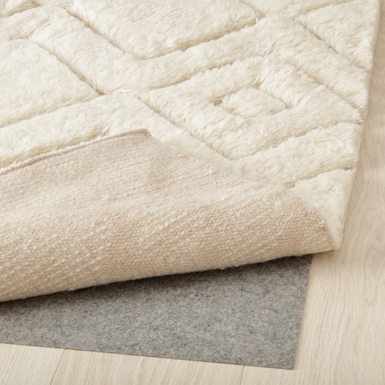 FLYGVÄG rug, high pile, diamond-shaped, 5'7"x7'10" - IKEA