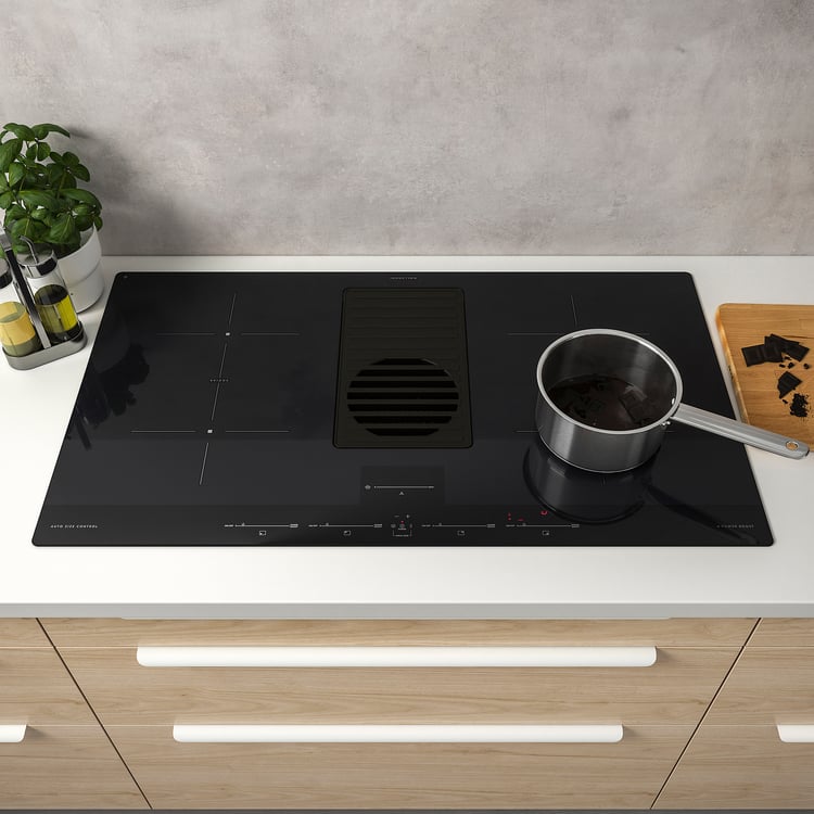 FÖRNEBO Induction cooktop w/downdraft vent - IKEA