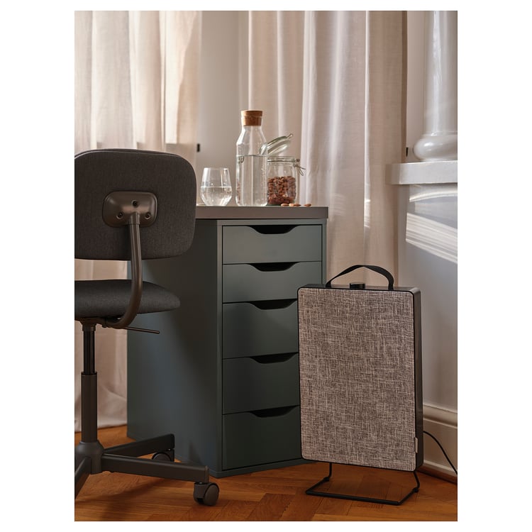 FÖRNUFTIG air purifier, black, 12x18" - IKEA