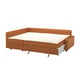 FRIHETEN / KLAGSHAMN sleeper sectional,3 seat w/storage, Faringe brown ...