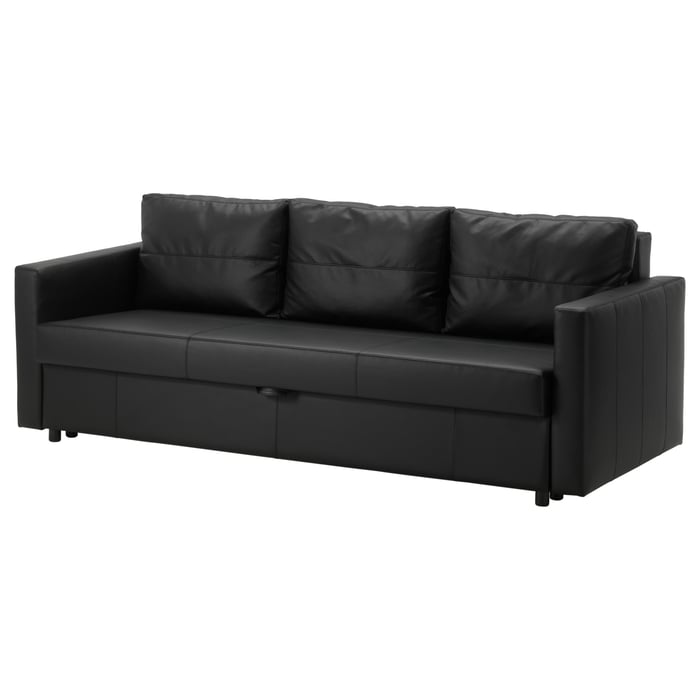FRIHETEN Sleeper sofa, Bomstad black - IKEA