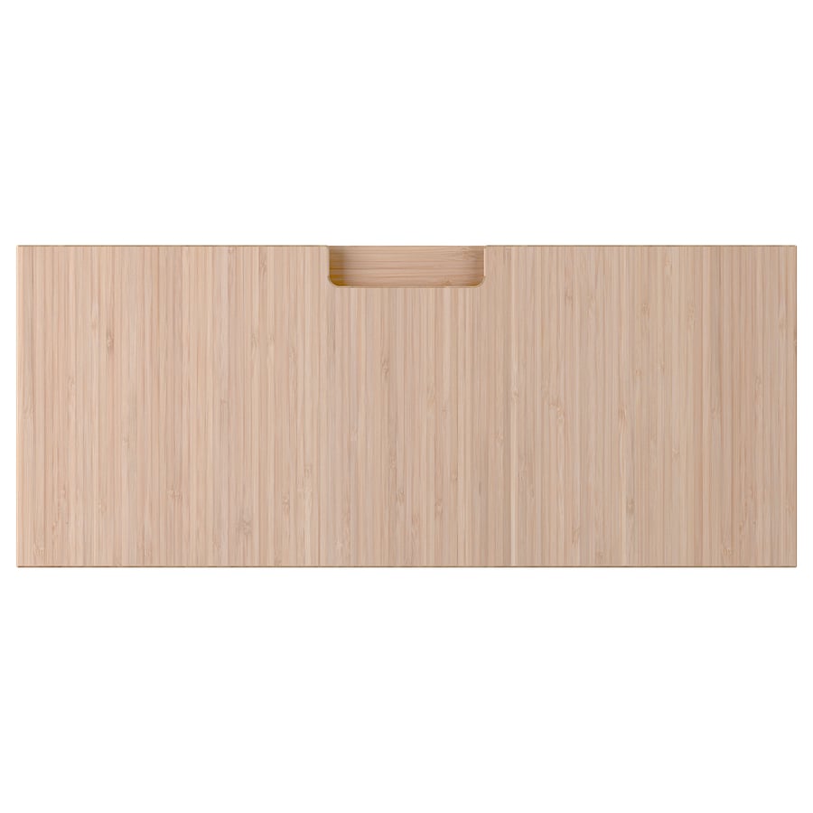 FRÖJERED drawer front, light bamboo, 24x10" - IKEA