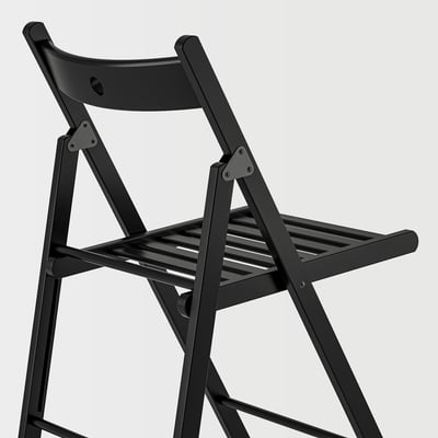 FRÖSVI folding chair, black - IKEA