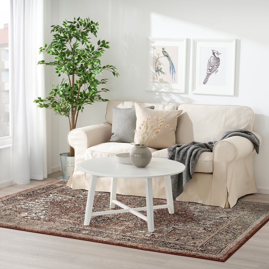 GADBJERG rug, low pile, red-pink, 5'3"x7'10" - IKEA