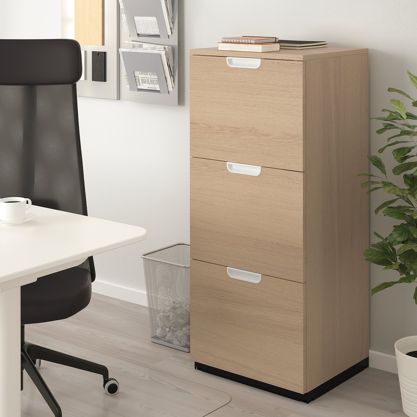White Wood Filing Cabinets