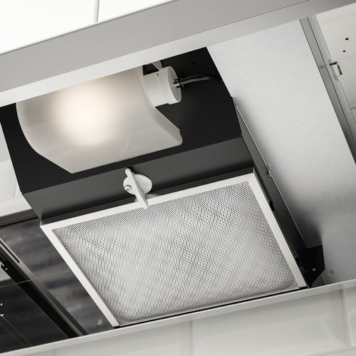 GENOMDRIVA Under cabinet extractor hood, Stainless steel - IKEA