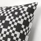 GINSTSÄCKMAL cushion cover, black/white, 20x20" - IKEA