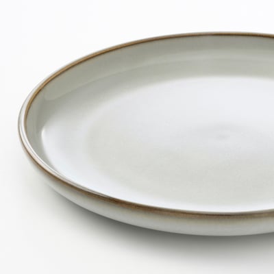 GLADELIG 18-piece dinnerware set, gray - IKEA